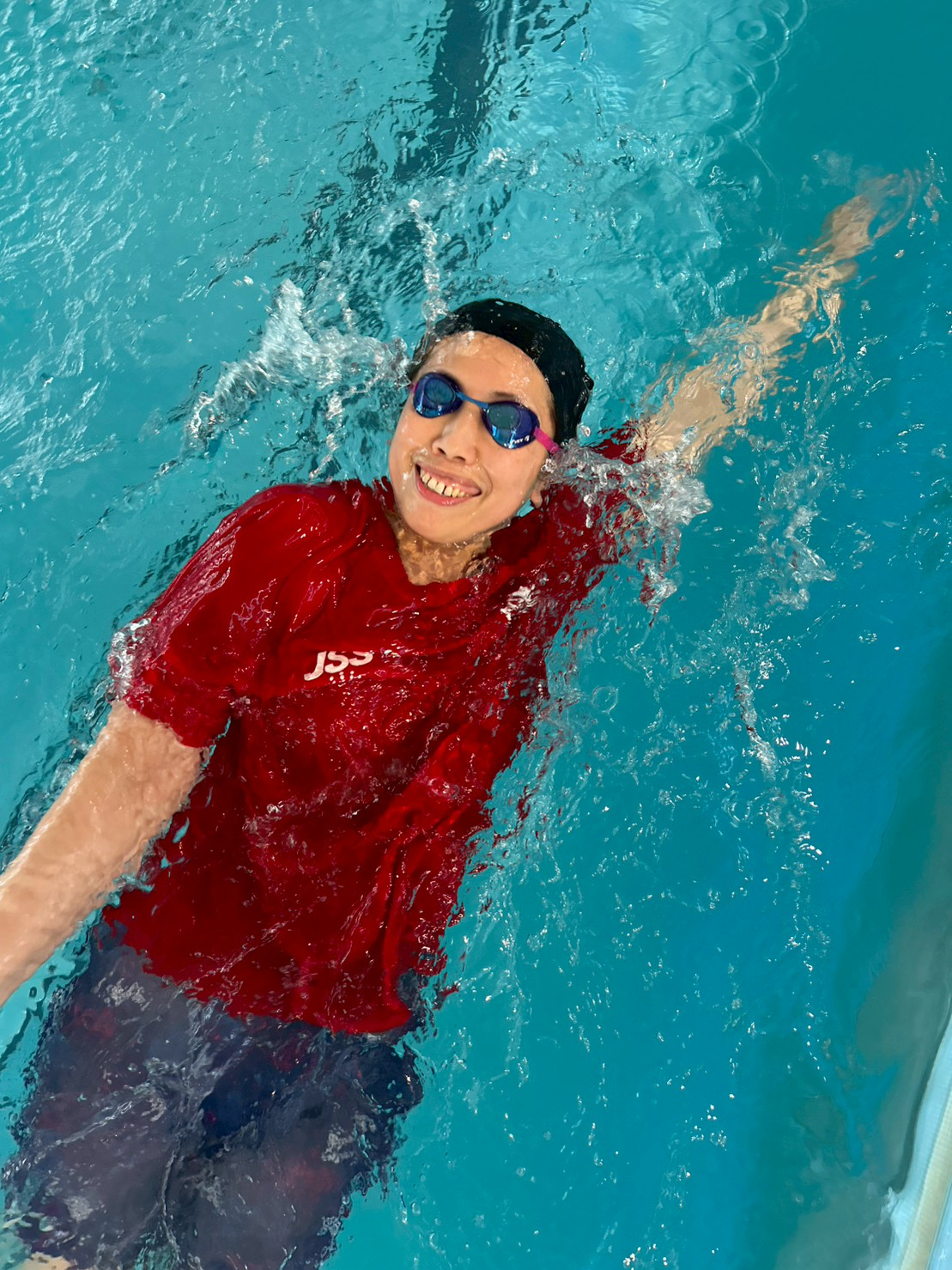 コーチたちで着衣水泳を行いました👕 | JSS北上スイミングスクール
